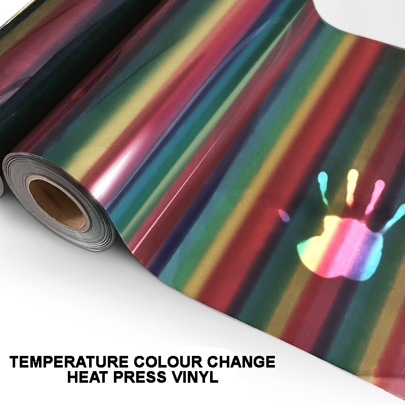 TEMPERATURE COLOUR CHANGE HEAT PRESS VINYL / STICKER BAJU PERTUKARAN ...