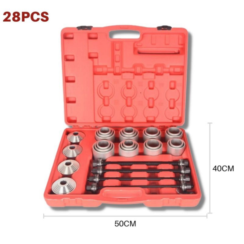 28pc Master Press Car Bush Removal Bushes Seals Removal Bushing Bearing ...