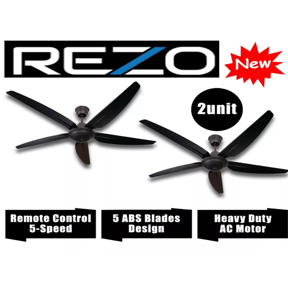 Rezo Ventus Ceiling Fan MY56 (Twin Pack) 56 Inch 5 ABS Blades Heavy ...