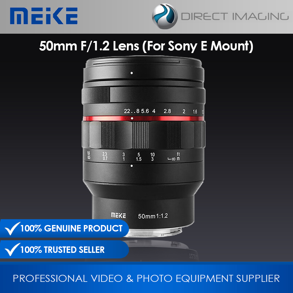 Meike 50mm F/1.2 Full Frame Multi Coated Standard Prime Lens (For Sony ...