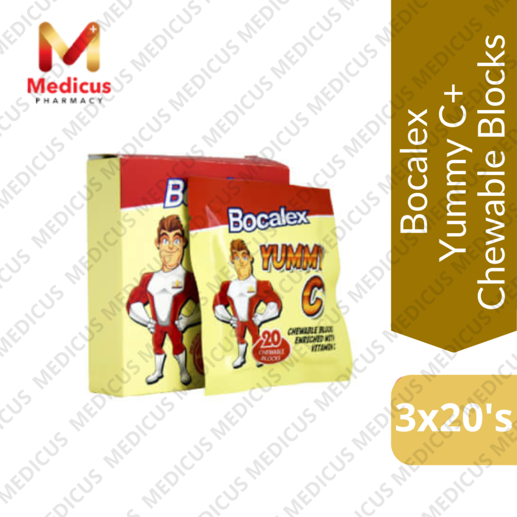 Bocalex Yummy C+ Chewable Blocks 3x20's (Exp: 08/2024) | Shopee Malaysia
