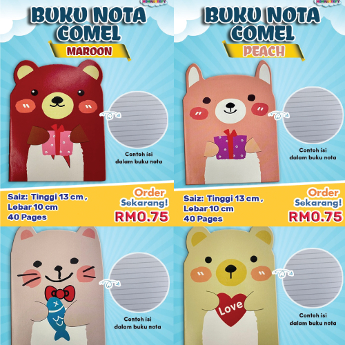 Buku Nota Comel Cute Small Note Book for Kids Cats | Shopee Malaysia