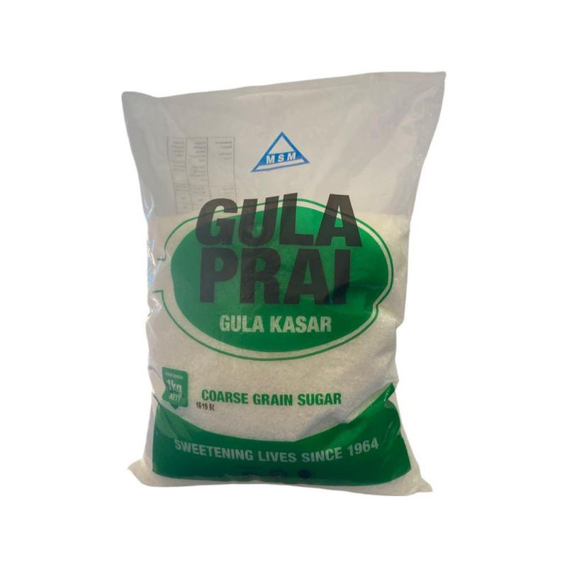 Course Grain Sugar 1kg Nett sweetening Lives since 1964 MSM | Shopee ...