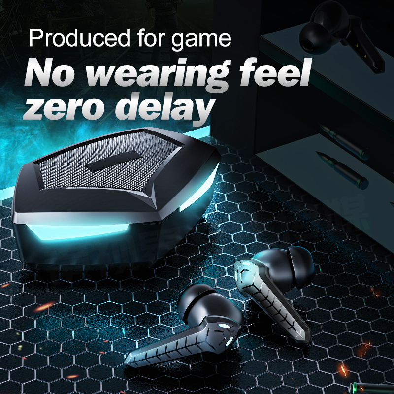 P36 Gamer Earphone Tws Full Bass Bluetooth 5 1 9d Hifi Stereo Gaming