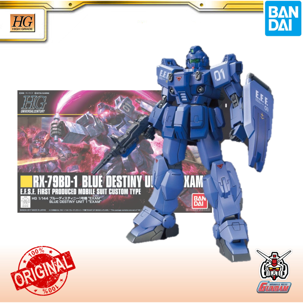 Bandai HGUC 1/144 Blue Destiny Unit 1 "Exam" HG Model Kit | Shopee Malaysia