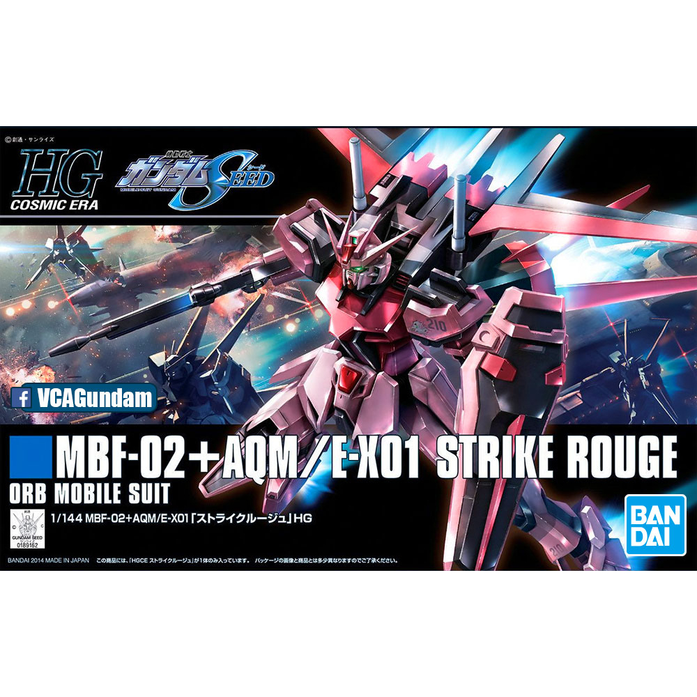 Bandai Gundam MBF-02+AQM/E-X01 HG 1/144 Strike Rouge Model Kit | Shopee Malaysia