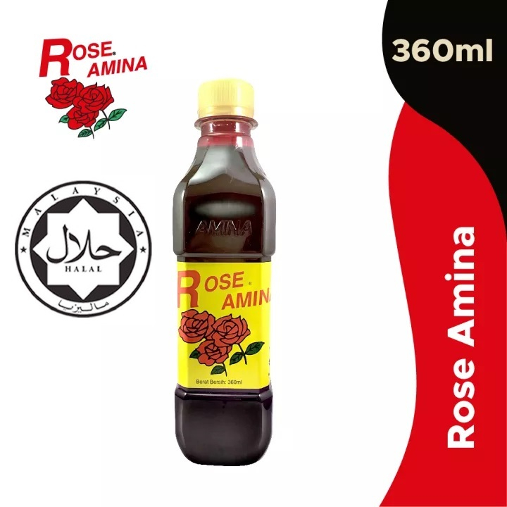 Sirap Cap Rose Amina, Sirup Bandung, Red Rose Syrup, Plasatic Bottel ...