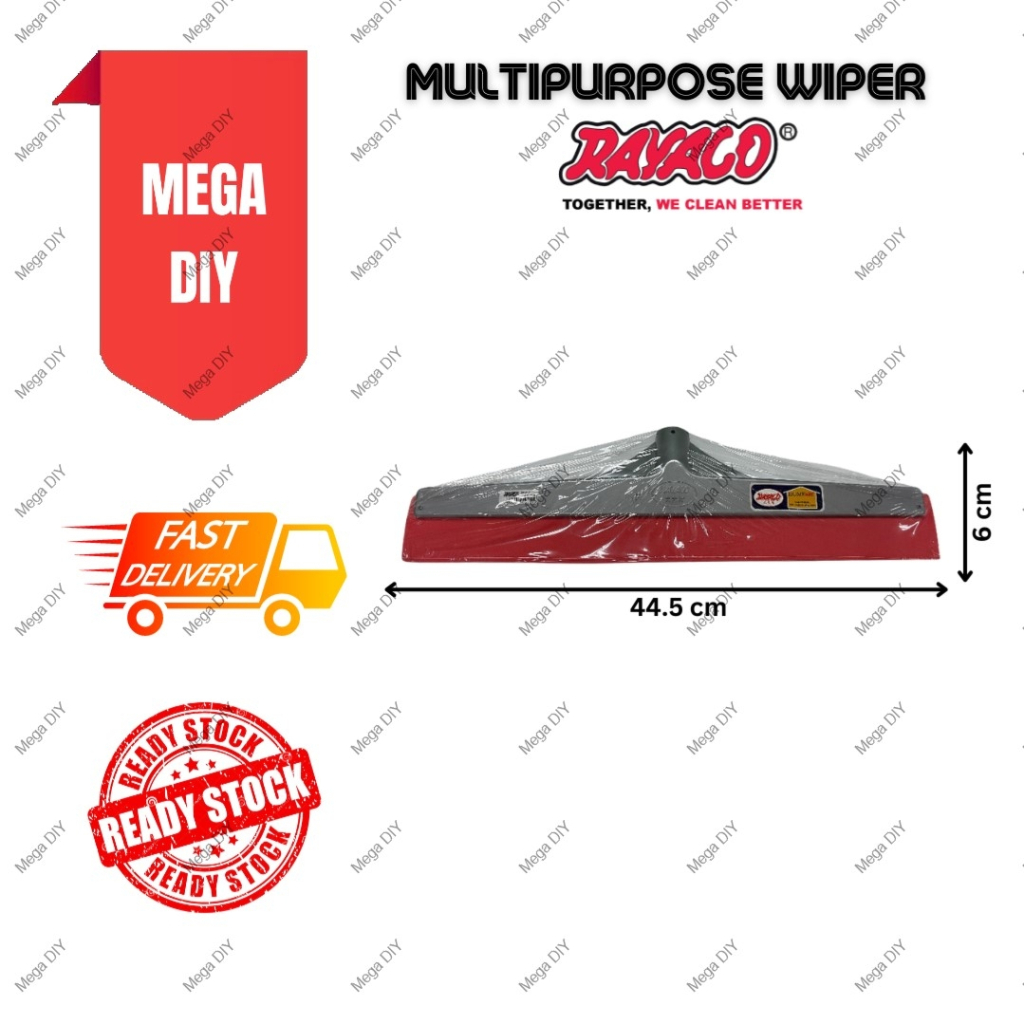 RAYACO Rubber Floor Wiper / Rubber Wiper Scraper / Floor Wiper ...