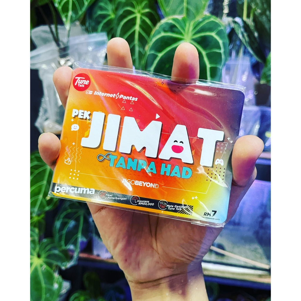 FREE Tunetalk Sim Card Unlimited Internet Data & Call Hotspot Simkad ...