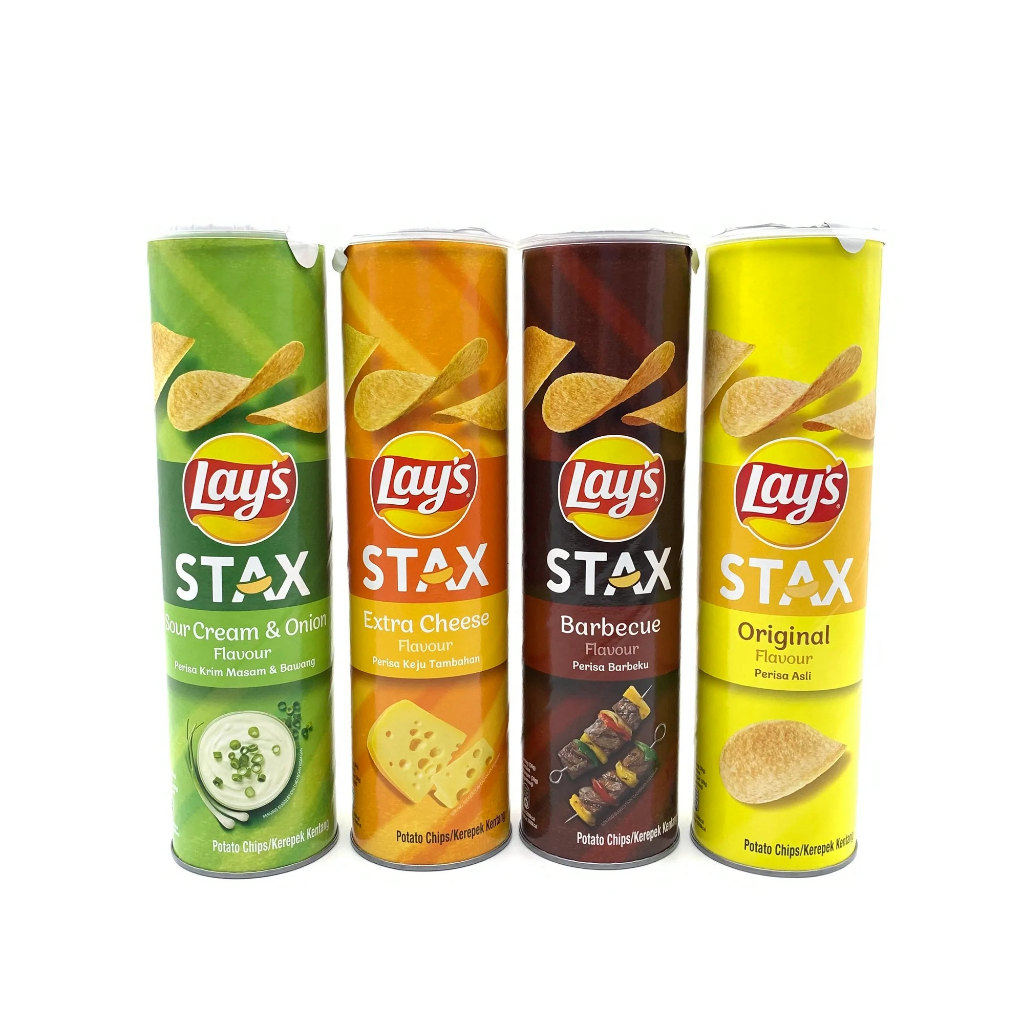 Lays Stax Potato Chips 135g Shopee Malaysia
