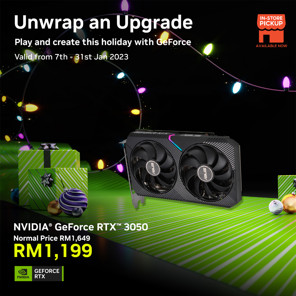 NVIDIA® Graphic Card ASUS Dual - GeForce RTX™ 3050 OC Edition (8G ...