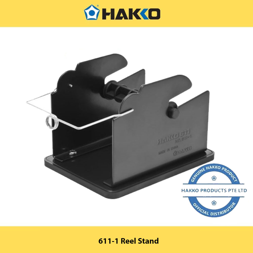 HAKKO 611-1 Reel Stand | Solder Wire Flux Reel Coil One Tier ESD Safe ...