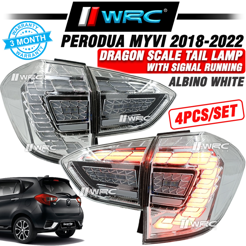 Perodua Myvi 2018 - 2022 Dragon Scale Tail Lamp With Signal Running ...