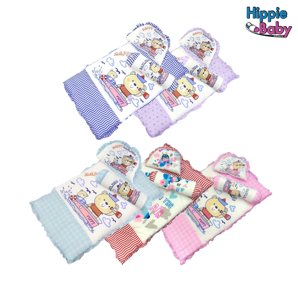 [FIFFY] Baby Travel Mattress Set 55CM X 90CM 3 In 1 Mattress 1 Pillow 1 ...