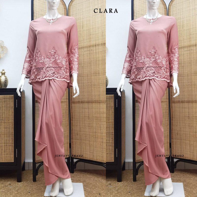 Clara Kurung Kedah Kain Pario (S M L XL) | Shopee Malaysia