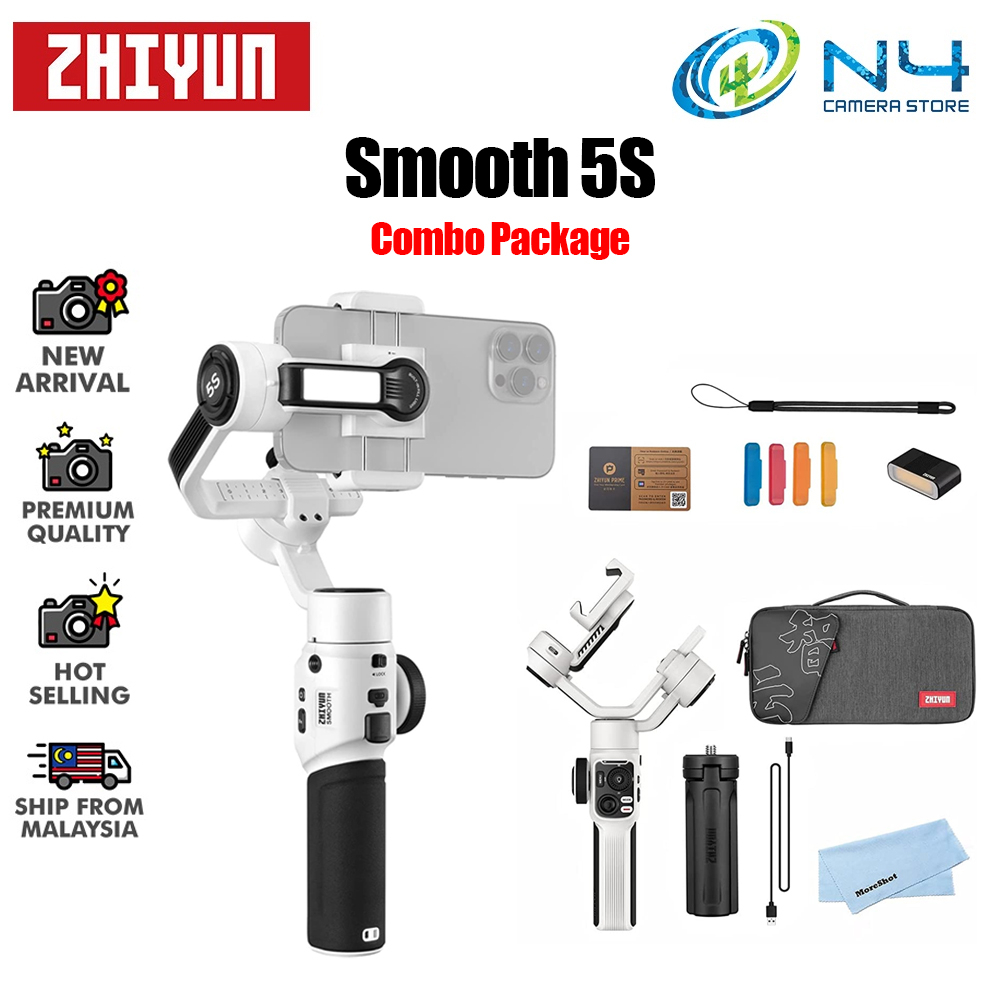 Zhiyun Smooth 5S Smooth 5 Smartphone Gimbal Stabilizer 3 Axis with ... Zhiyun Smooth 5S Smooth 5 Smartphone Gimbal Stabilizer 3 Axis with ...