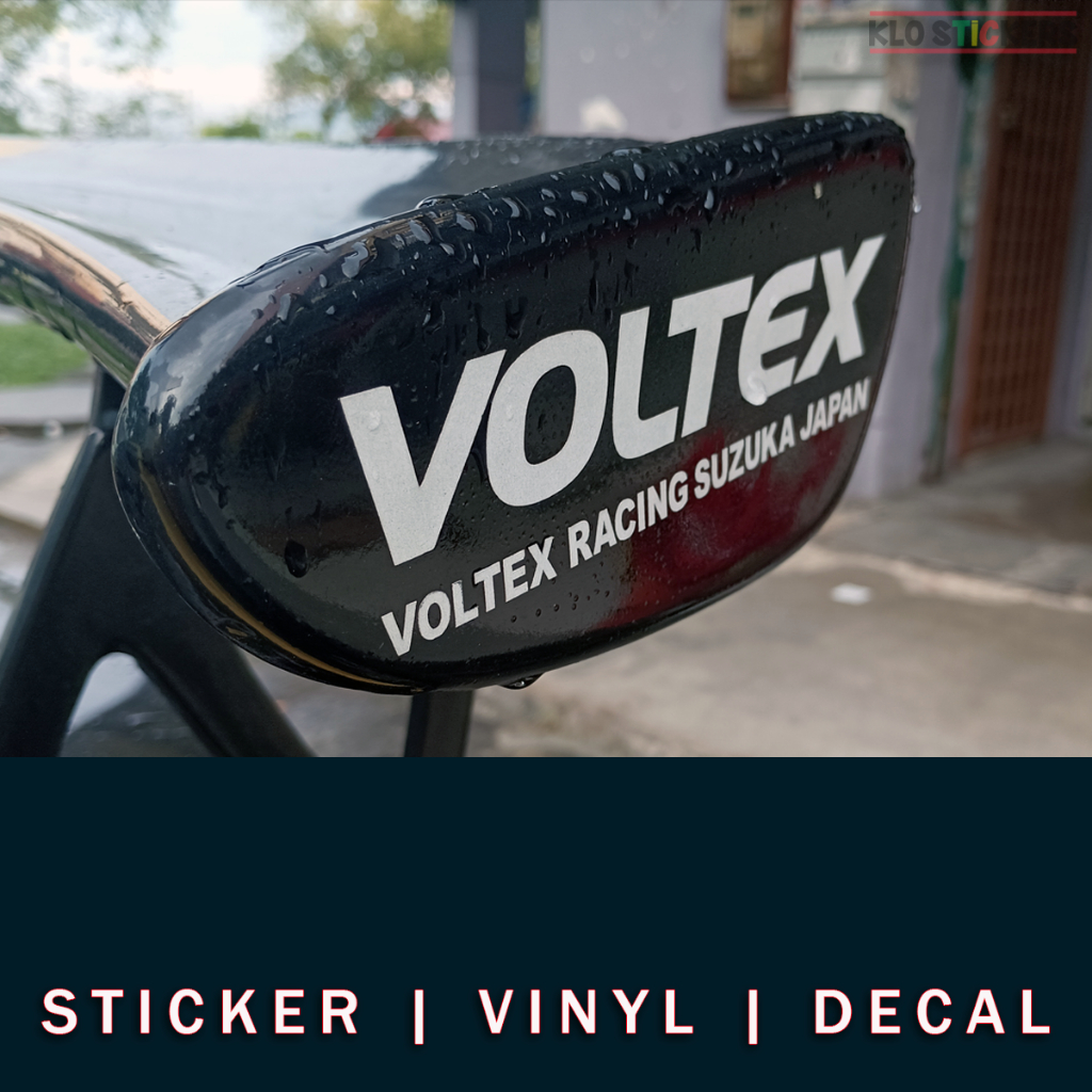 Voltex Racing Spoiler Sticker Custom Decal | Shopee Malaysia
