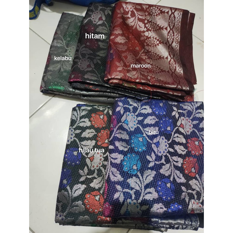 kain songket india - siap potong 2m | Shopee Malaysia