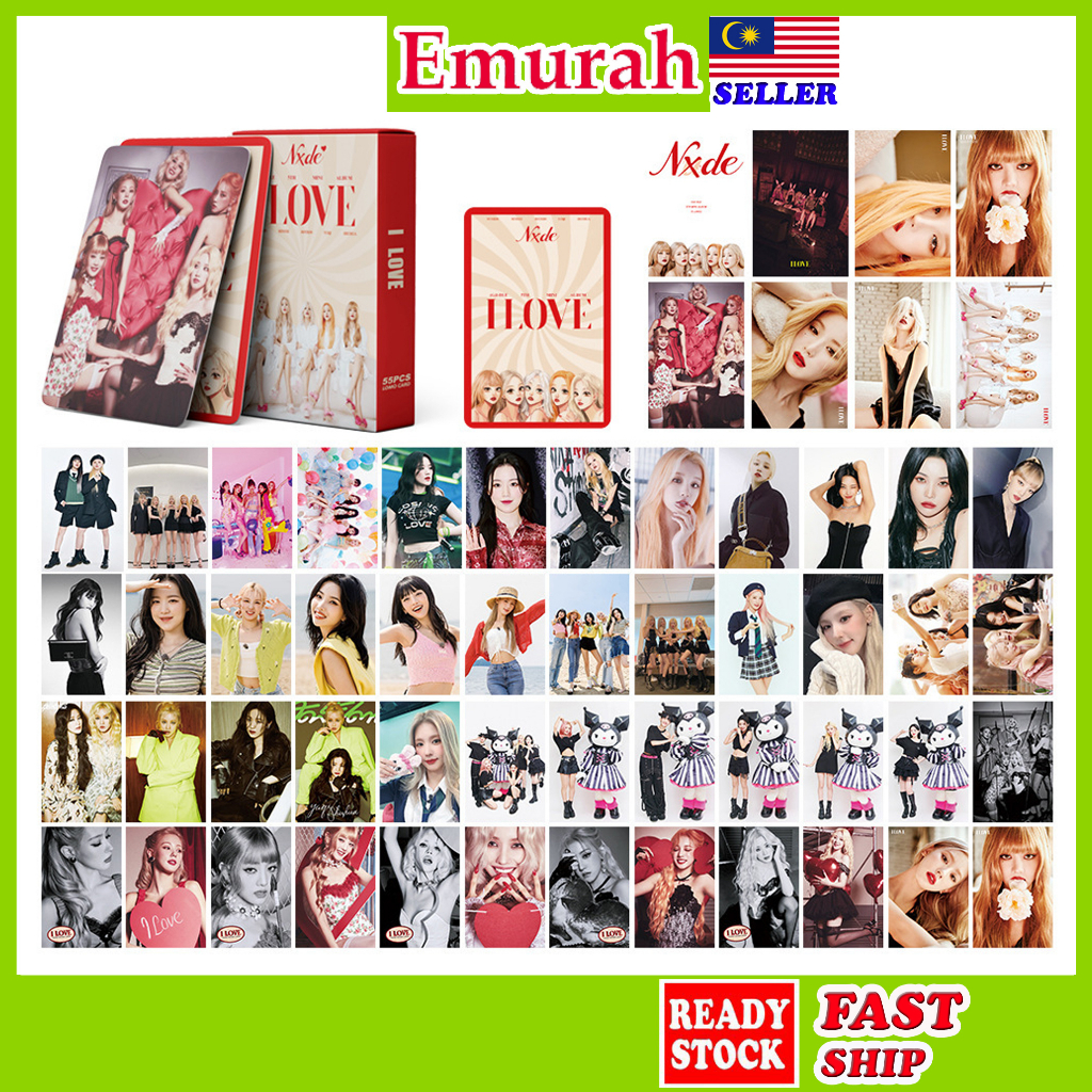 Gidle Lomo Card 54pcs (G)I-DLE I Love Gidle I Never Die Neverland Just ...