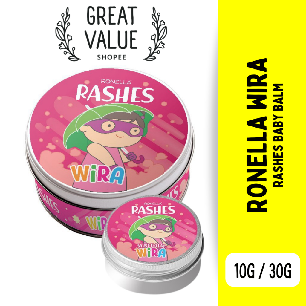 RONELLA WIRA Baby Balm Rashes (eczema, rashes, ruam, gigitan nyamuk ...