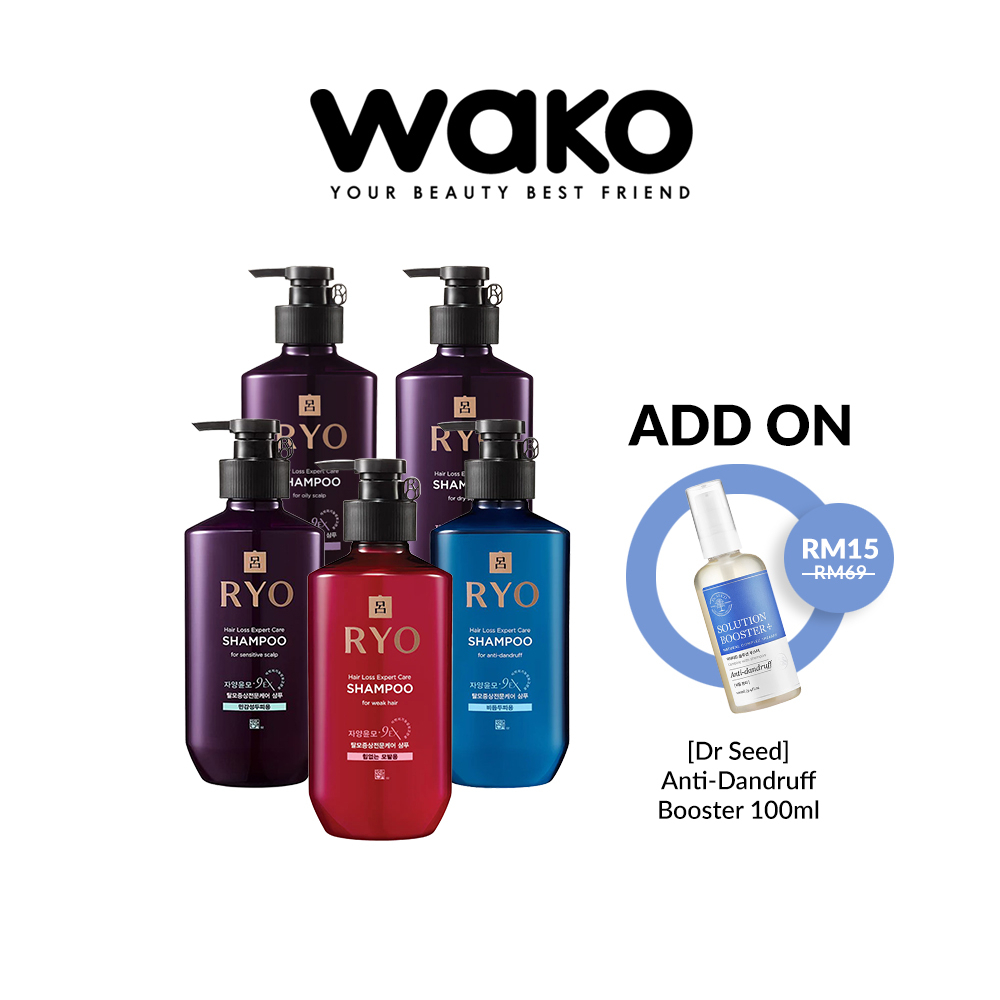 Ryo Hair Loss Expert Care Shampoo (400ml) [Wako Beauty] | Shopee Malaysia