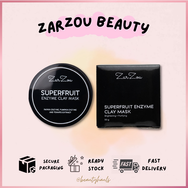 [READYSTOCK] ZARZOU SUPERFRUIT ENZYME CLAY MASK BY ZARZOU BEAUTY ...