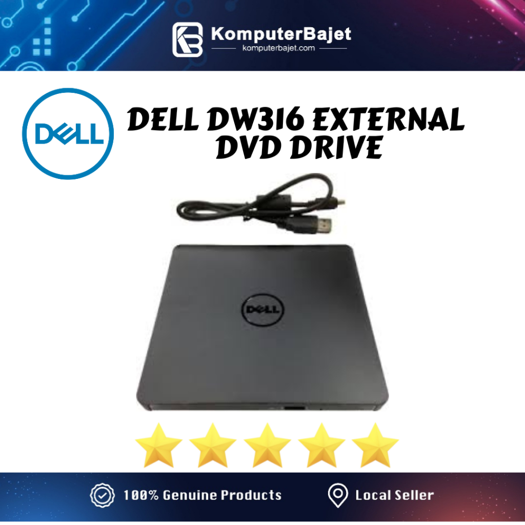 Dell DW316 USB Slim External DVD-RW Drive (DVD +/ - RW) | Shopee Malaysia
