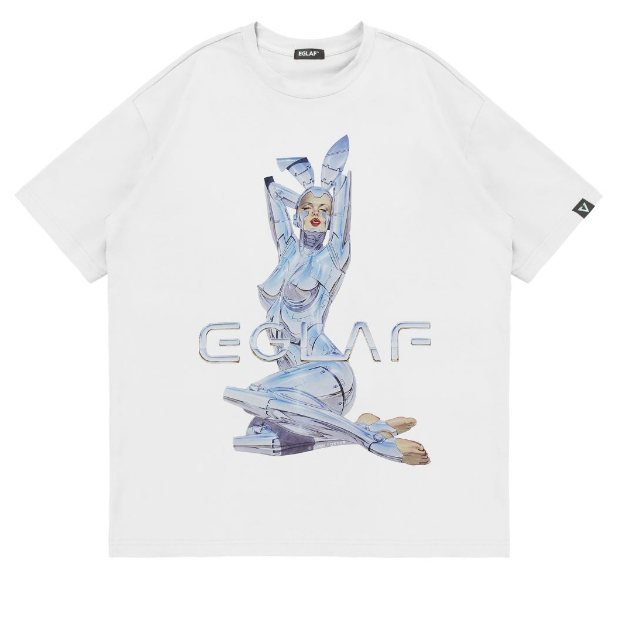 Eglaf Retro Bunny Oversize T-Shirt - White | Shopee Malaysia