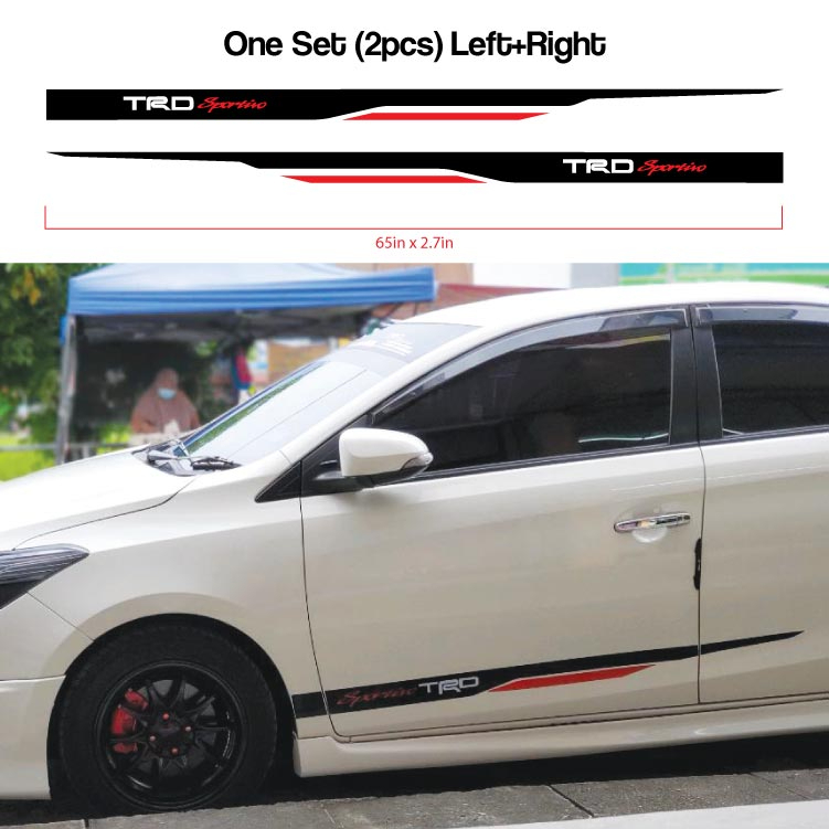 [Ready Stock]Toyota TRD Sportivo / GR Gazoo Racing Side Body Lining ...