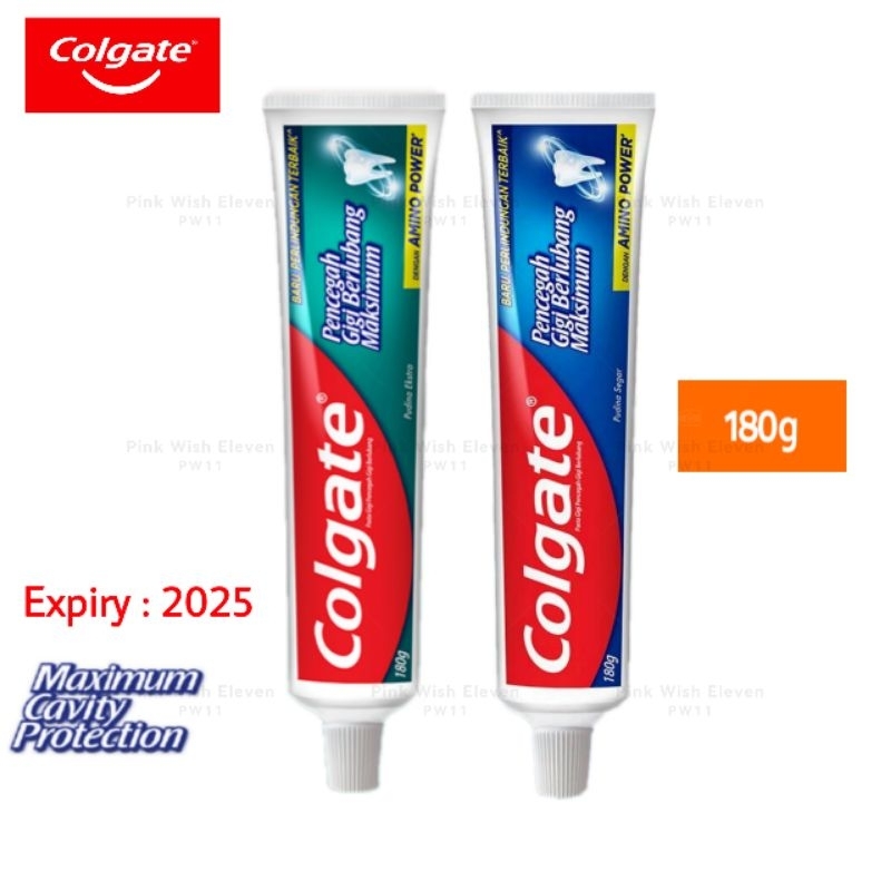 Colgate fresh cool mint / colgate great regular flavor 180g | Shopee ...