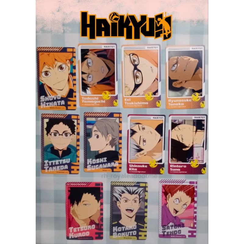 Genuine Haikyuu Volleyball Card/Haikyuu | Shopee Malaysia