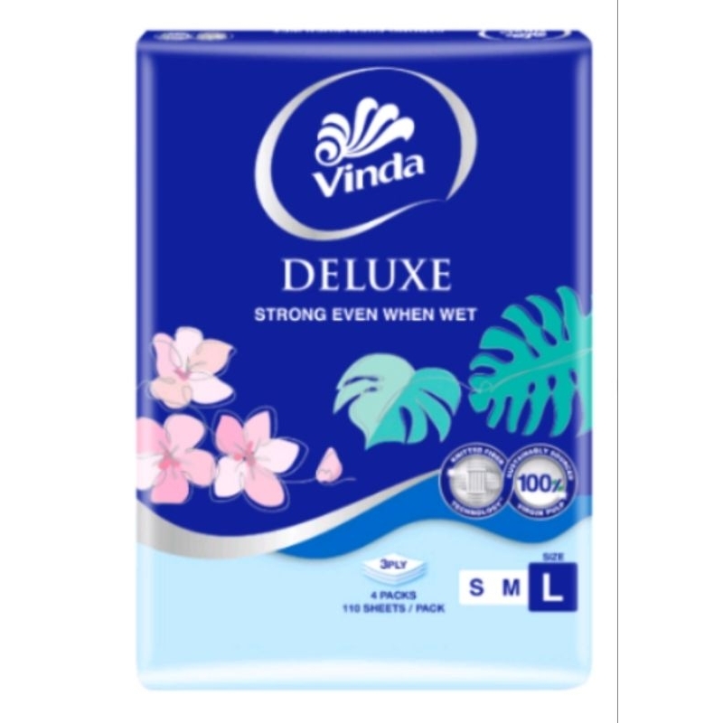 Vinda Facial Tissue L size 4 x 110s | Shopee Malaysia