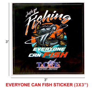 Fishing Logo Sticker Brand Shinju Ajiking Fire Eagle Tce Tackles ...