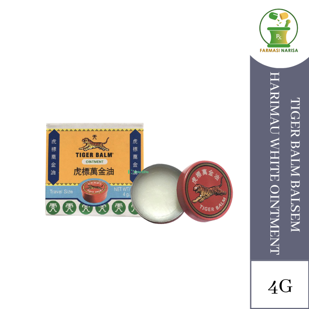 TIGER BALM BALSEM HARIMAU WHITE OINTMENT 4G | Shopee Malaysia