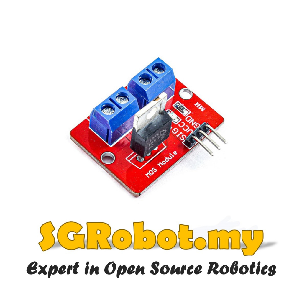 Interfacing IRF520 MOSFET Driver Module For Arduino MCU ARM Raspberry pi | Shopee Malaysia