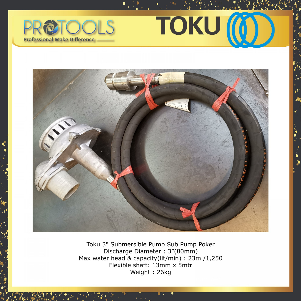 Toku 3" Submersible Pump Sub Pump Poker | Shopee Malaysia