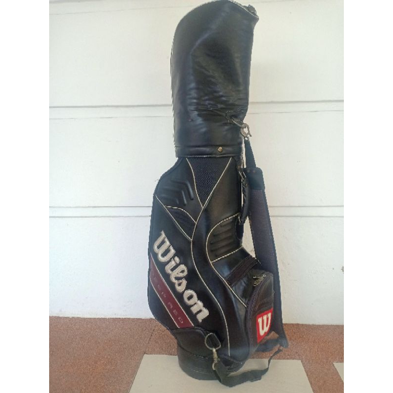Set Dan Beg golf terpakai / Secondhand Wilson golf set and golf bag ...
