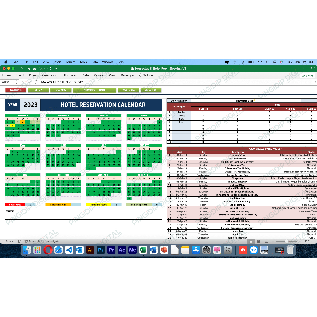Homestay & Hotel Booking System V2 | Shopee Malaysia