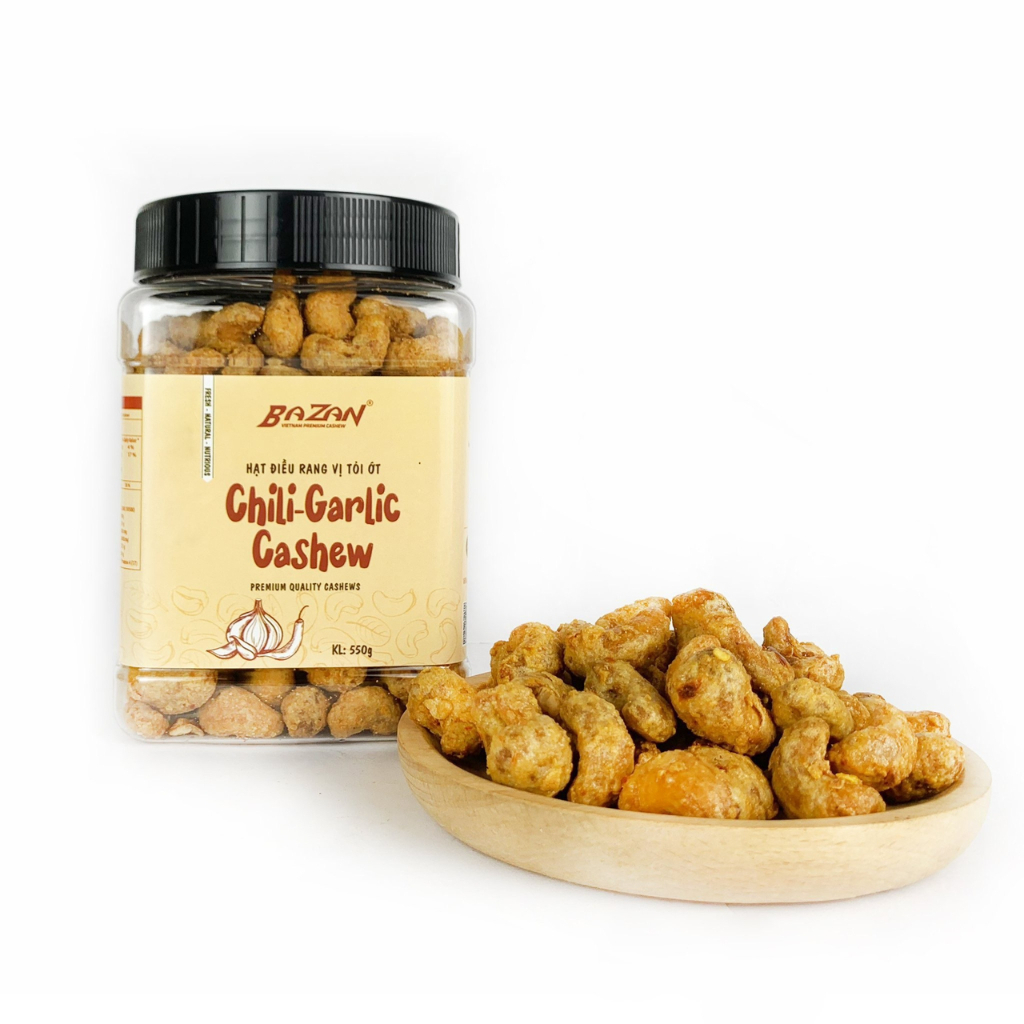 Bazan Premium Cashew Nut Chili Garlic 550g | Shopee Malaysia