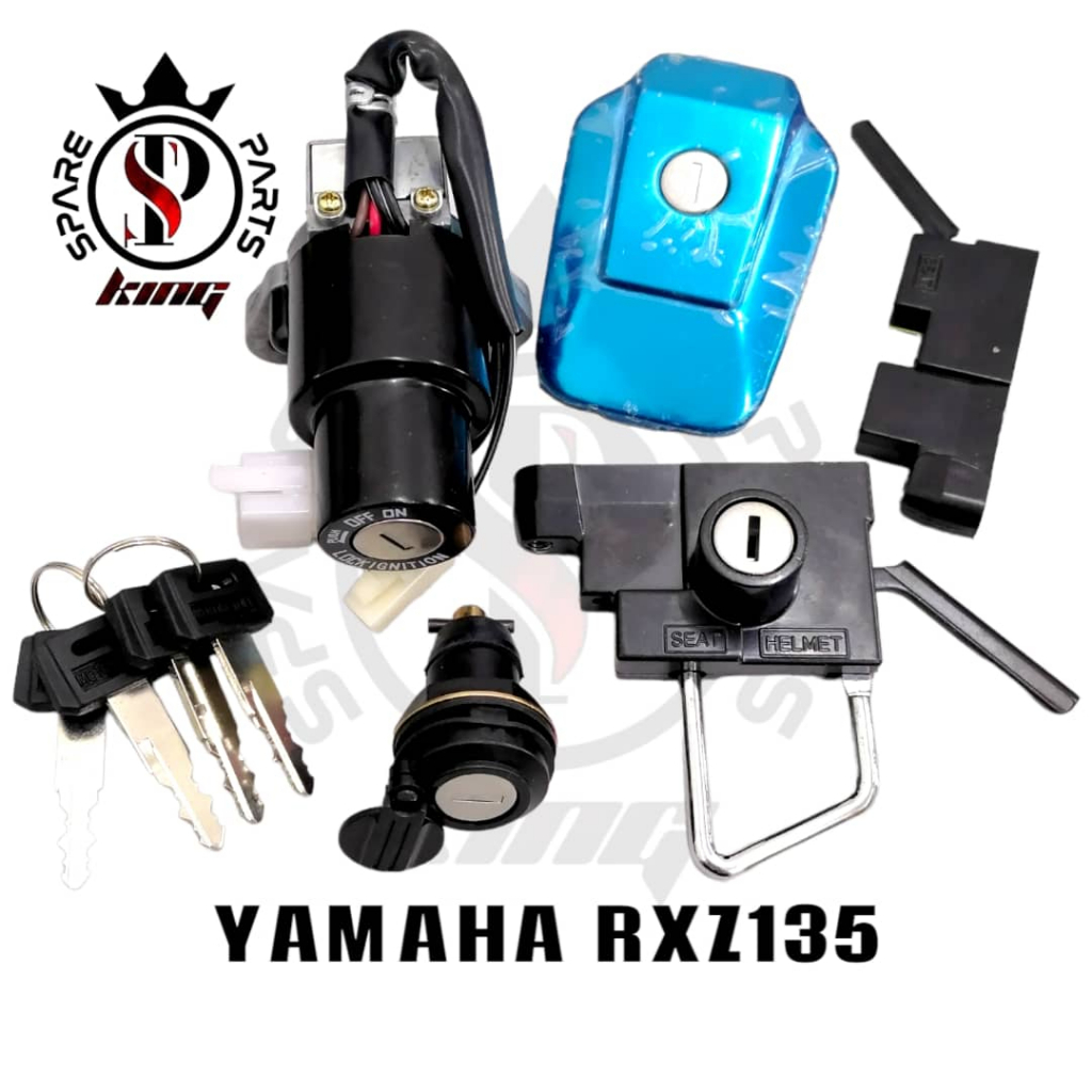 YAMAHA RXZ135 RXZ 135 MAIN SWITCH SET MAIN SUIS KUNCI SET SUIS LOCK SET ...
