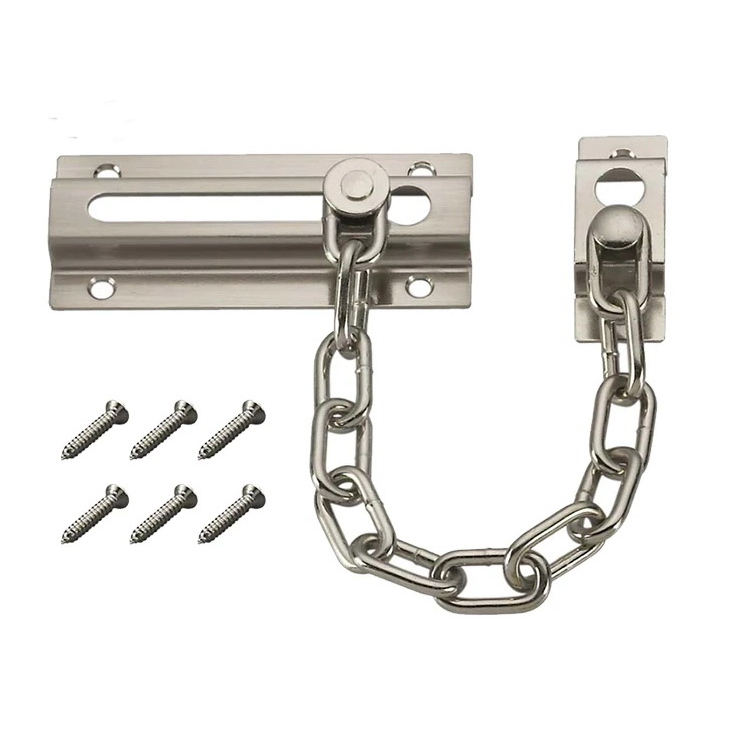 Hotel Lock!! stainless steel Hotel style lock door lock chain kunci ...