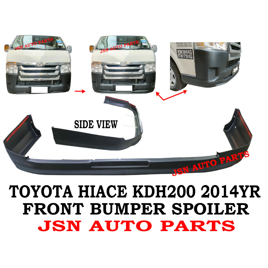 J125S02 BUMPER SPOILER TOYOTA HIACE KDH200 VAN 2014YR LORRY TRUCK ...