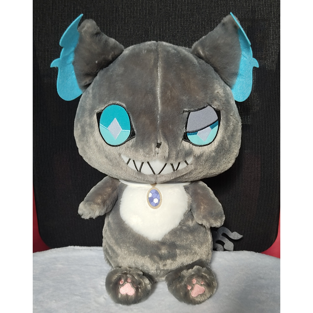 Genuine OFFICIAL SEGA Disney Twisted Wonderland Grim Sitting Plush ...