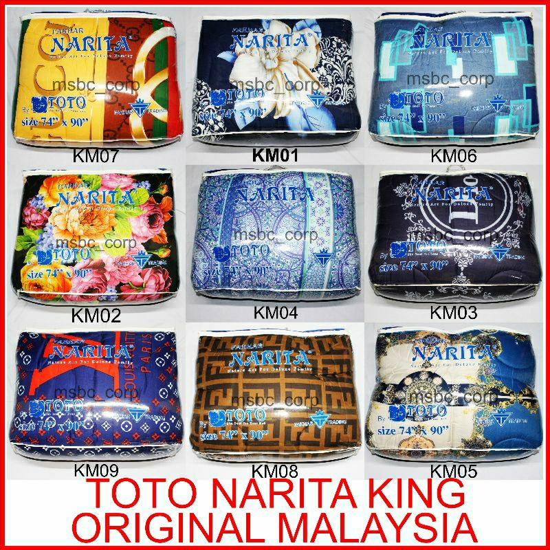 TOTO NARITA KING SIZE ORIGINAL EXTRA MALAYSIA TOP SOFT TOTO TEBAL ...