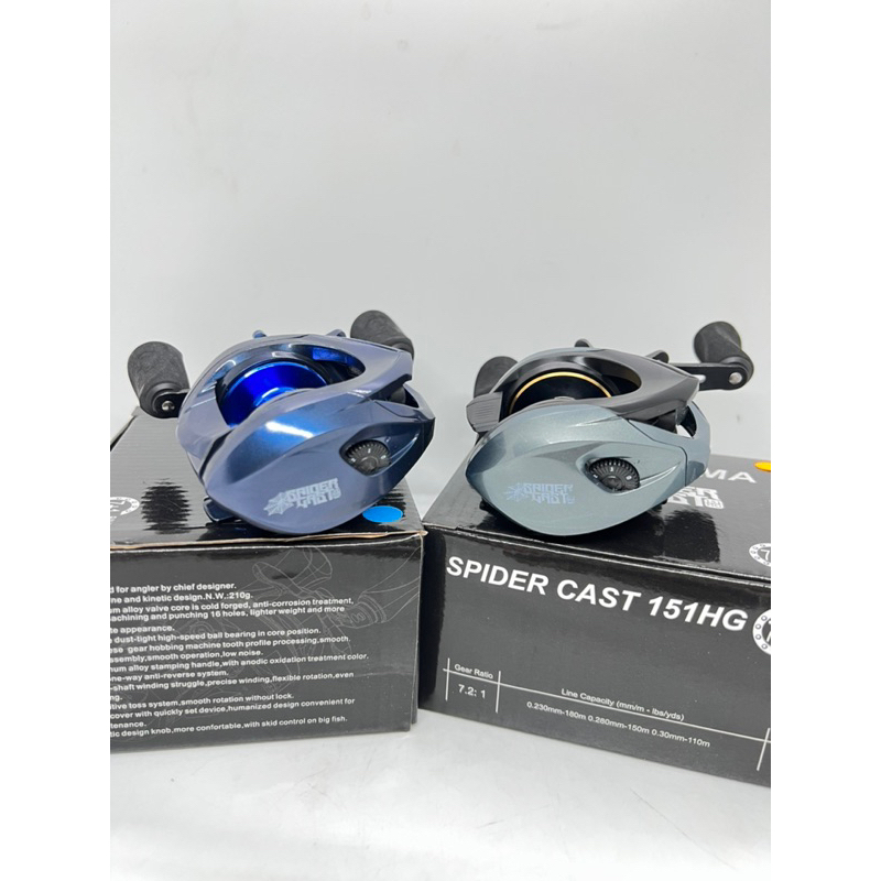 Spider Cast 151hg Viral Bc reel | Shopee Malaysia