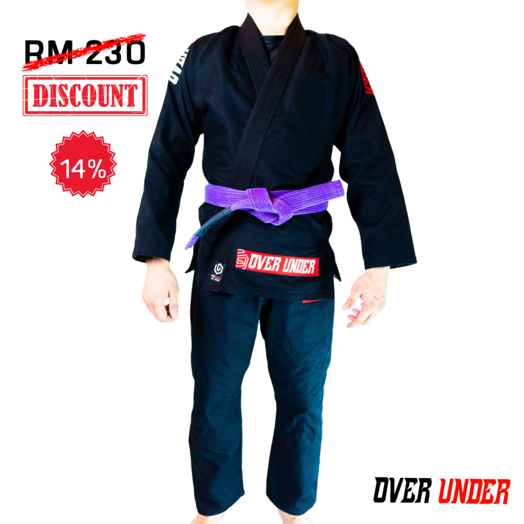 OVERUNDER Basic Competitor V2 (Black) / Brazillian Jiu-Jitsu / BJJ / Gi ...