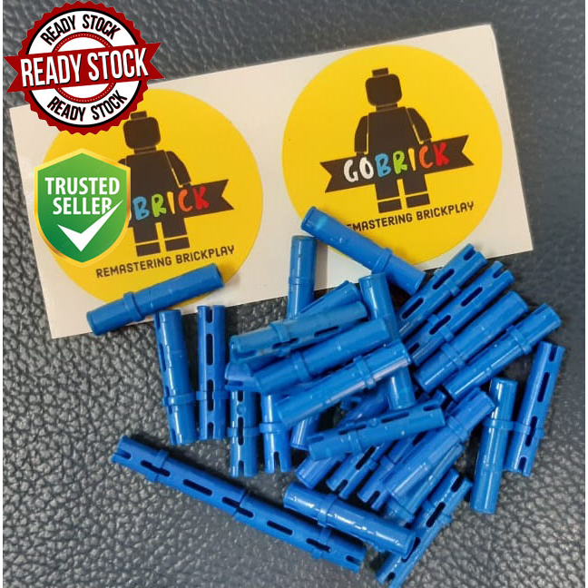 [MOC]Technic 6558 Blue Long Pins with Friction Ridges LEGO Compatible ...