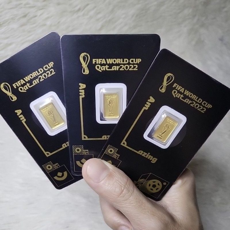 PAMP FIFA World Cup 2022 Qatar 1g Gold Bar (Au999.9)24K Amazing Limited ...