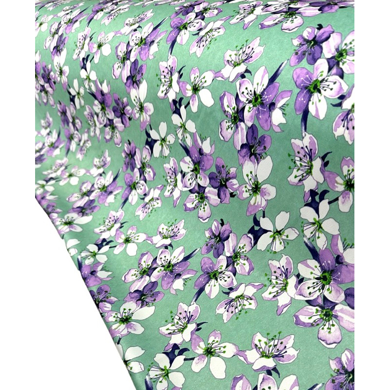 KAIN PASANG TOYOBO SILK PRINTED PREMIUM KAIN ELA INKJET DIGITAL CORAK ...