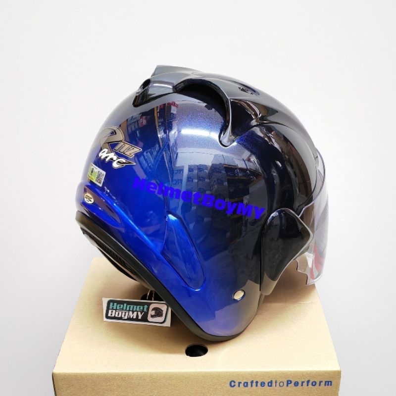 ARC RITZ 2 TONE BLUE [SPECIAL COLOUR] HELMET | Shopee Malaysia